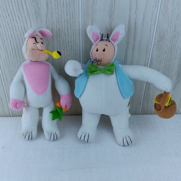 Kellytoy | Other | Popeyes Popeye An Wimpy As Bunny Rabbit Plush 2 ...